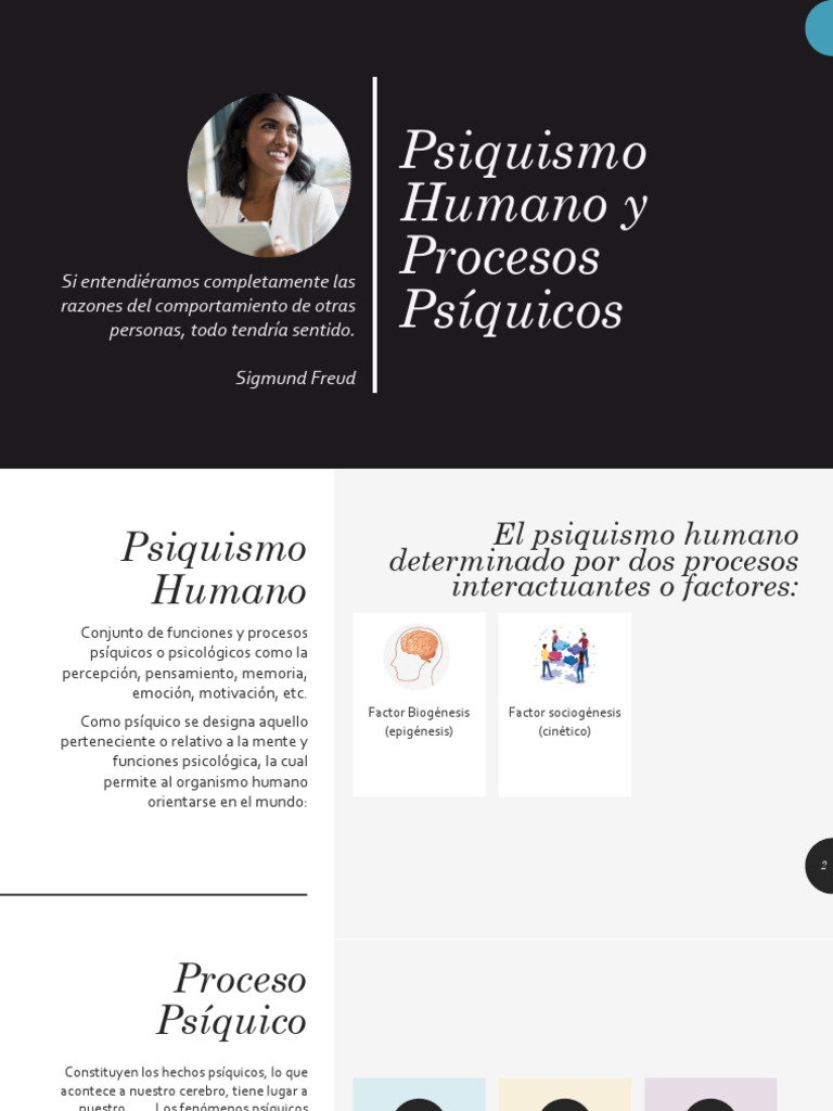 Psiquismo Humano y Procesos Psíquicos | PDF | Psique (psicología ...