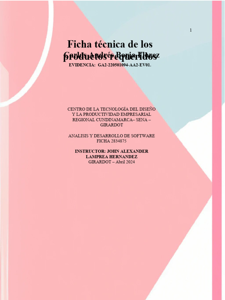 Ga2 220501094 Aa2 Ev01 | PDF | Calidad (comercial) | Informática