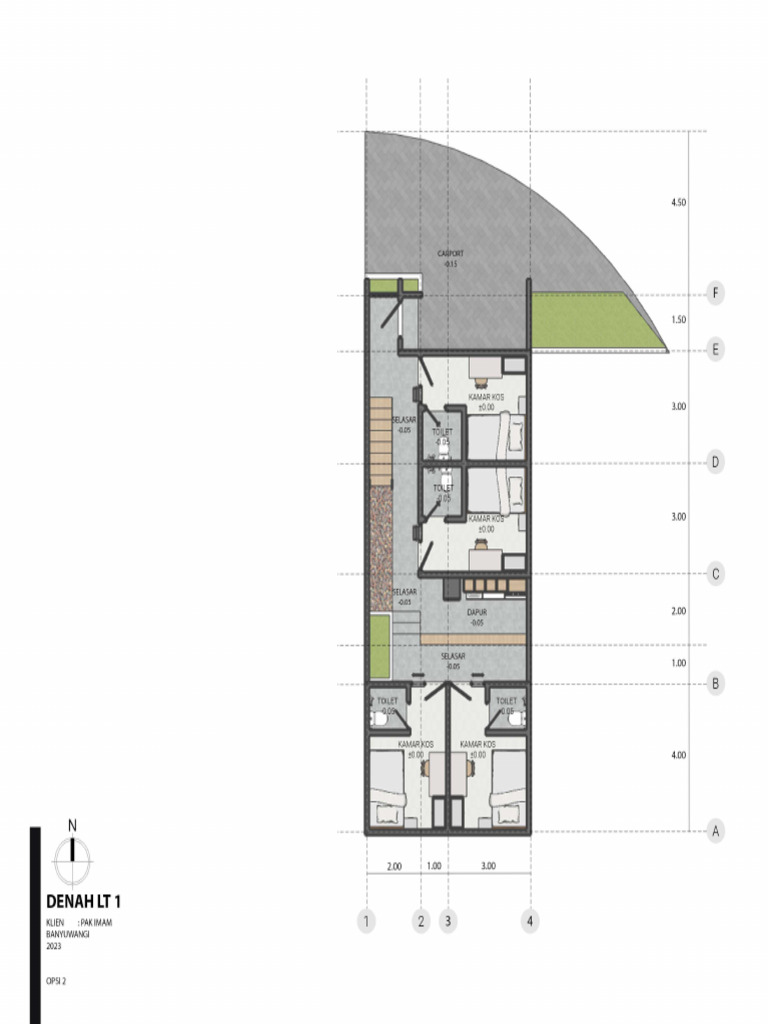 Denah Opsi 2 | PDF