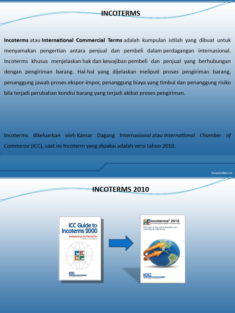 Incoterm 2010 | PDF