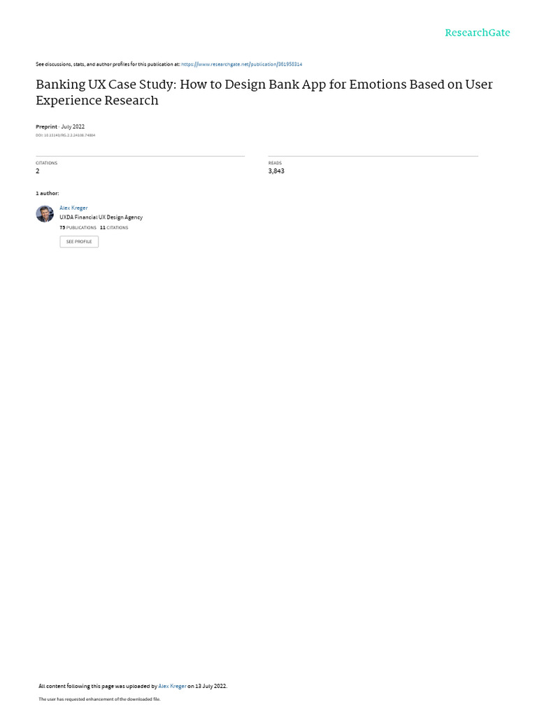 Banking UX Case Study: How To Design Bank App For Emotions Based On User Experience Research ...