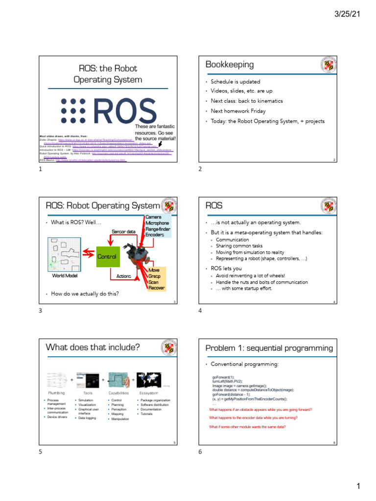 Intro To ROS | PDF | Computing | Computer Science