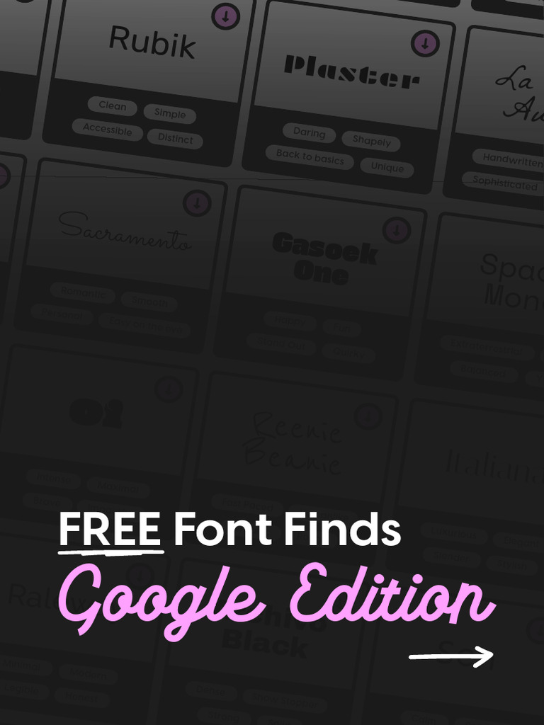 Font Finds - Resource | PDF