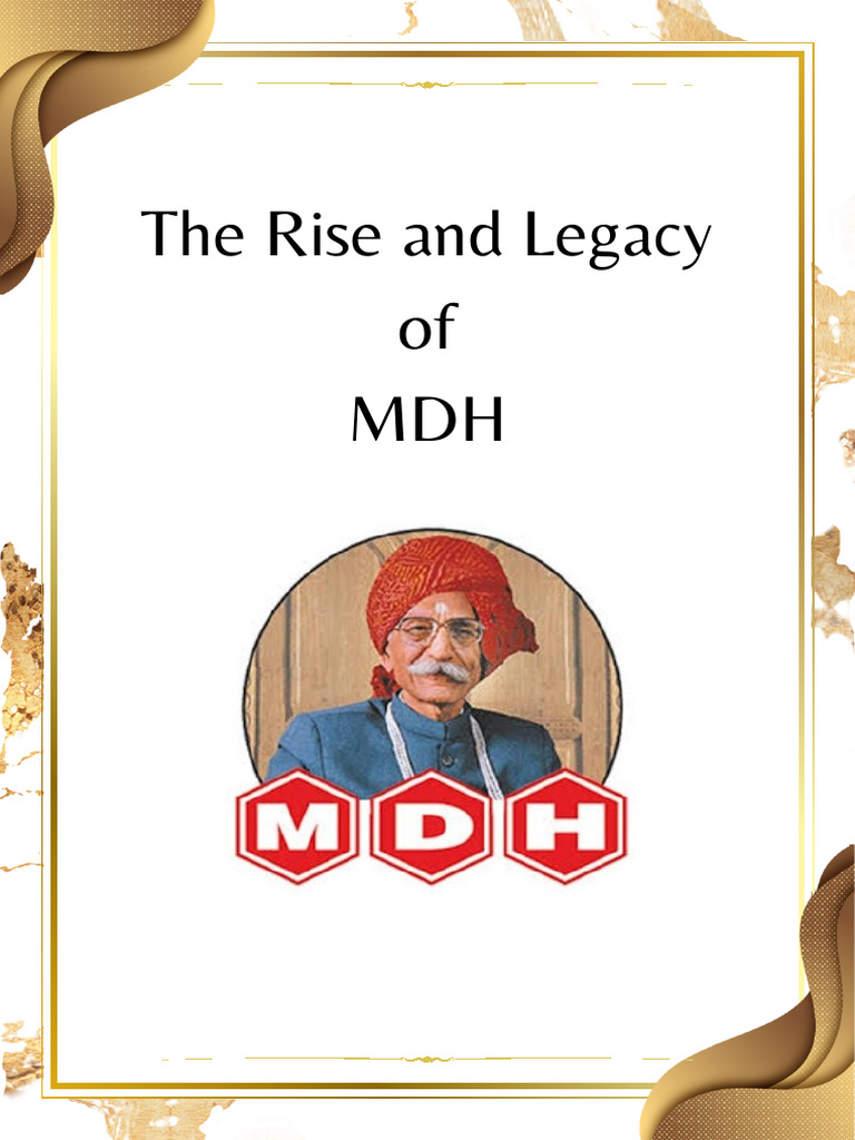 MDH Masala: Legacy and Market Impact | PDF