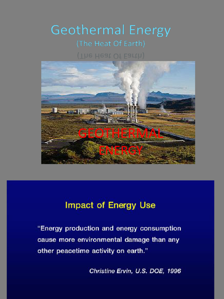 CH 5 Geothermal Energy | PDF | Geothermal Energy | Volcano