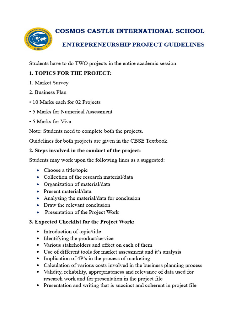 Etp Project 2024 25 | PDF | Business