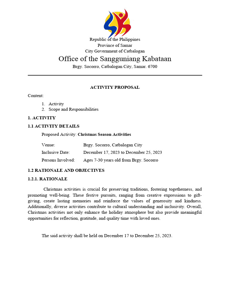 Activity Proposal | PDF | Gratitude | Social Psychology