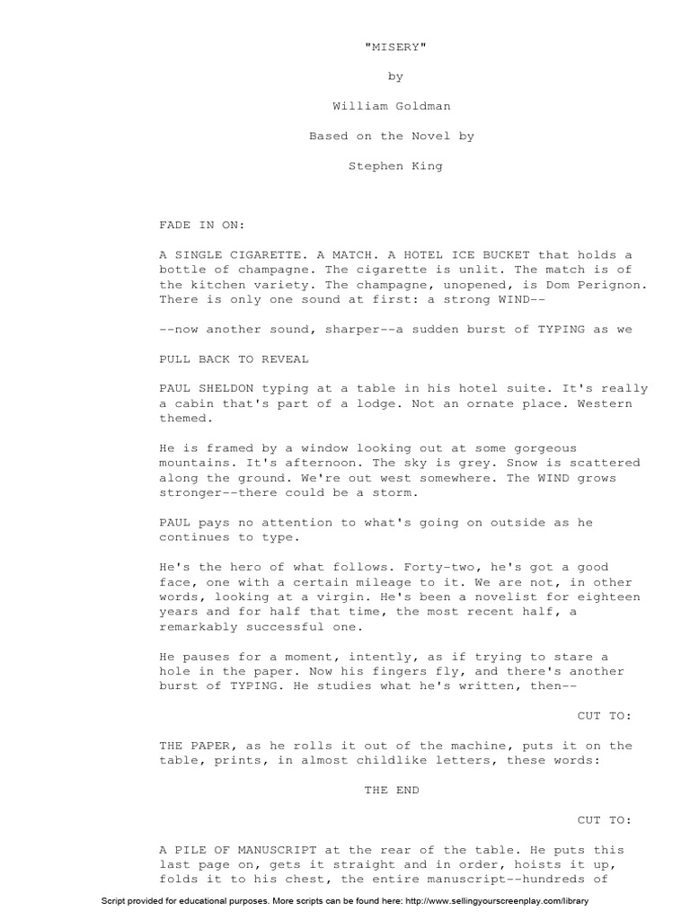 Misery | PDF