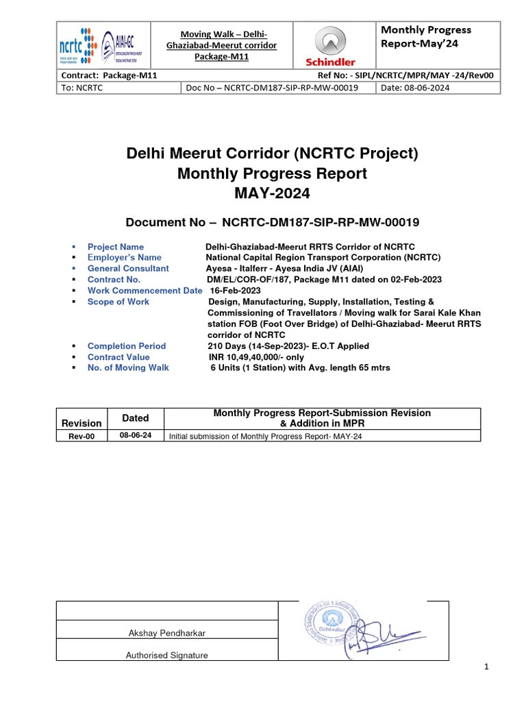 Monthly Progress Report Moon Walk | PDF | Business | Production And ...