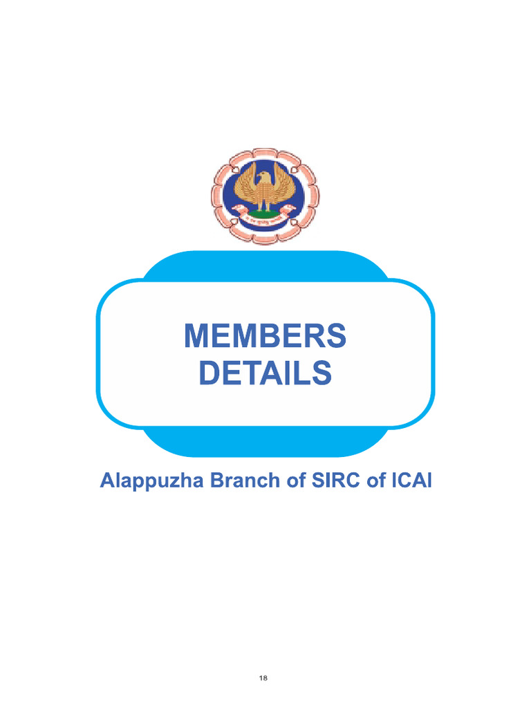CA Members Details | PDF