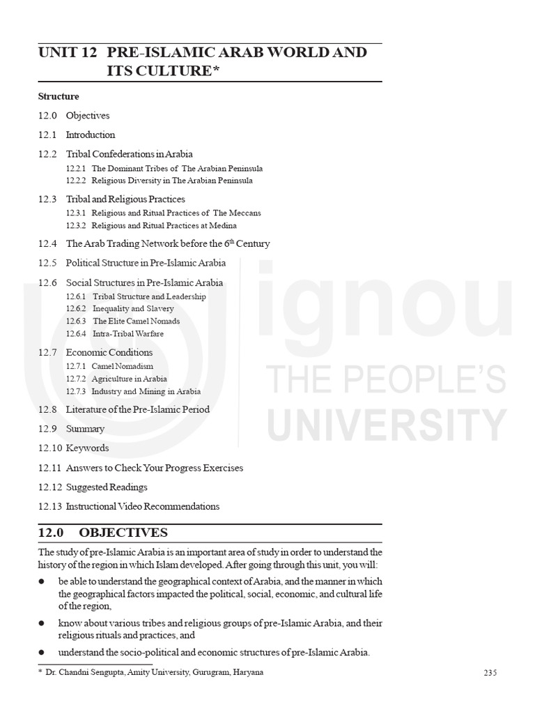 Unit-12 | PDF | Arabian Peninsula | Allah