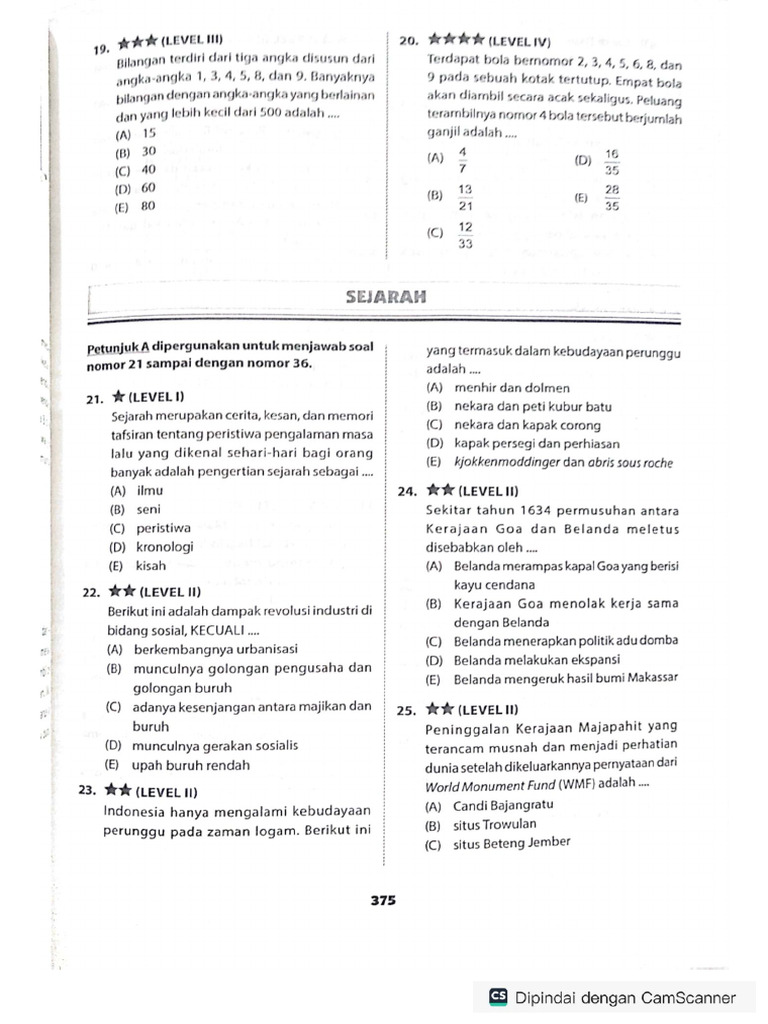 Paket 15 (Soal & Pembahasan) SIMAK UI | PDF