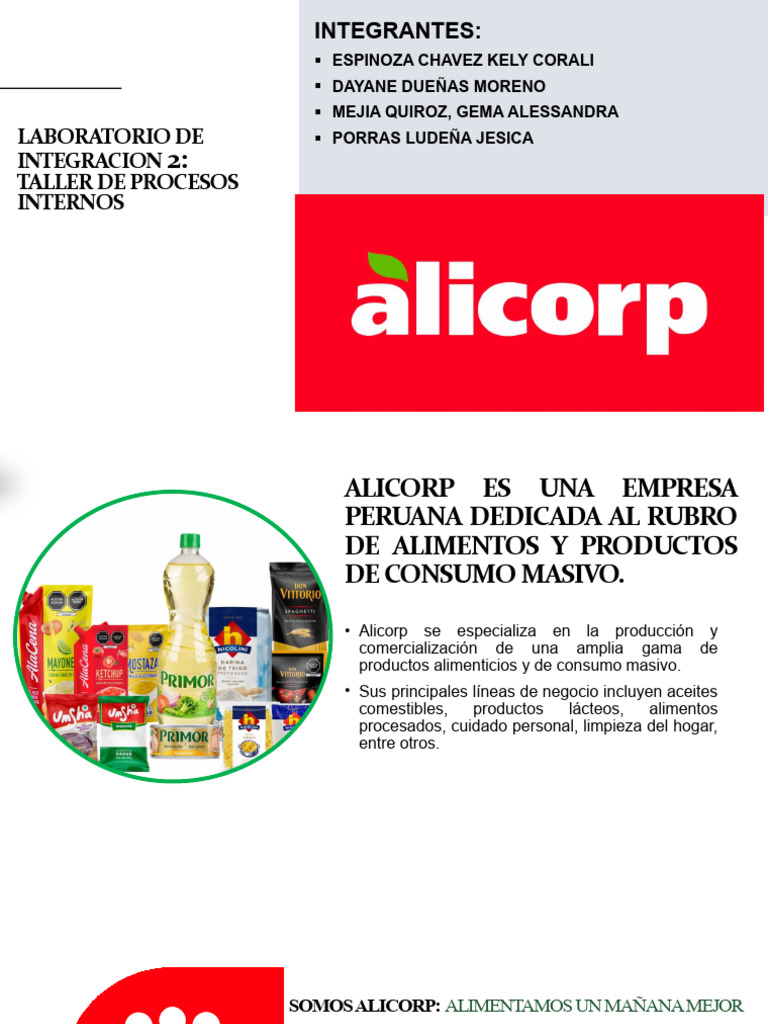 ALICORP | Descargar gratis PDF | Calidad (comercial) | Logística