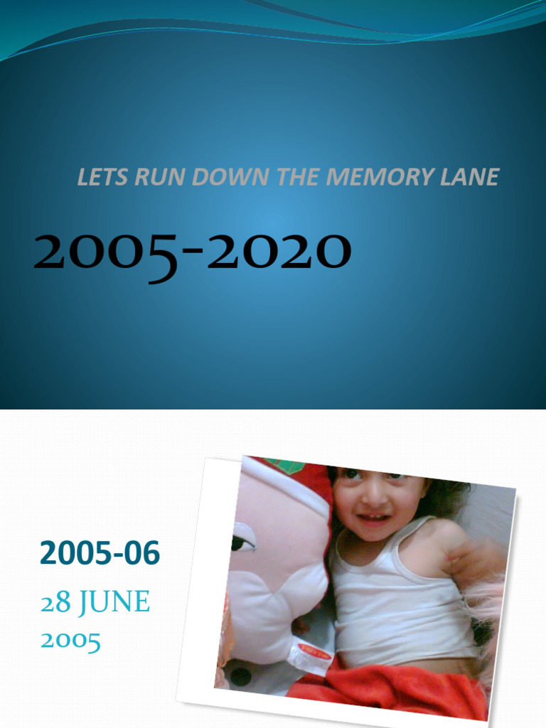 Lets Run Down The Memory Lane | PDF
