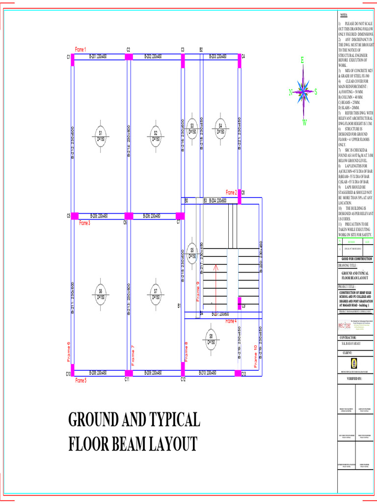 Flooor Beam Magadi RD Building 1 | PDF | Structural Engineering | Civil ...