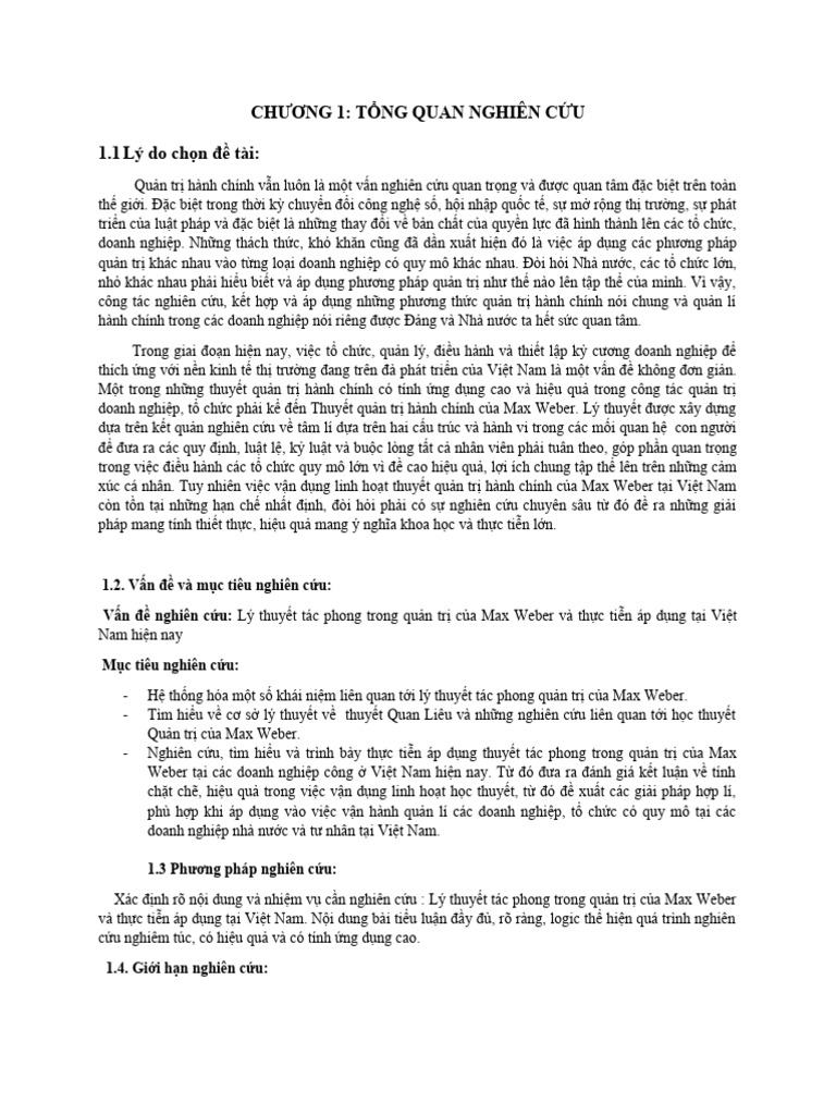 (QTH) TL Chương 1 | PDF