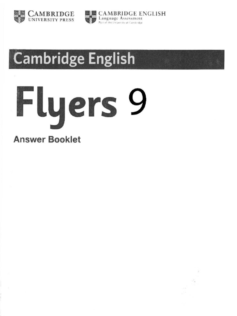 Flyer 9 - Answer Key | PDF