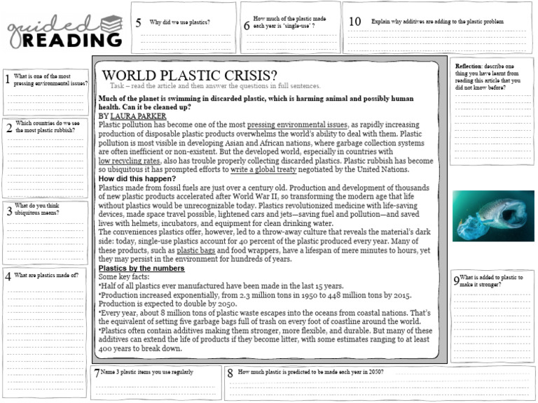 Plastics Reading | PDF | Plastic | Waste