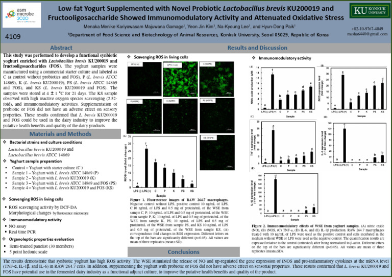 File 3 Colour ASM Abstract | PDF | Probiotic | Yogurt