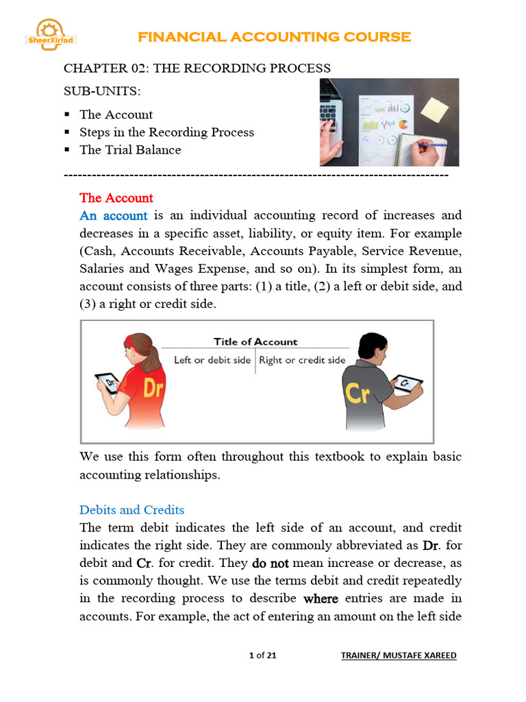 Chapter 02 The Recording Process | PDF | Debits And Credits | Retained ...