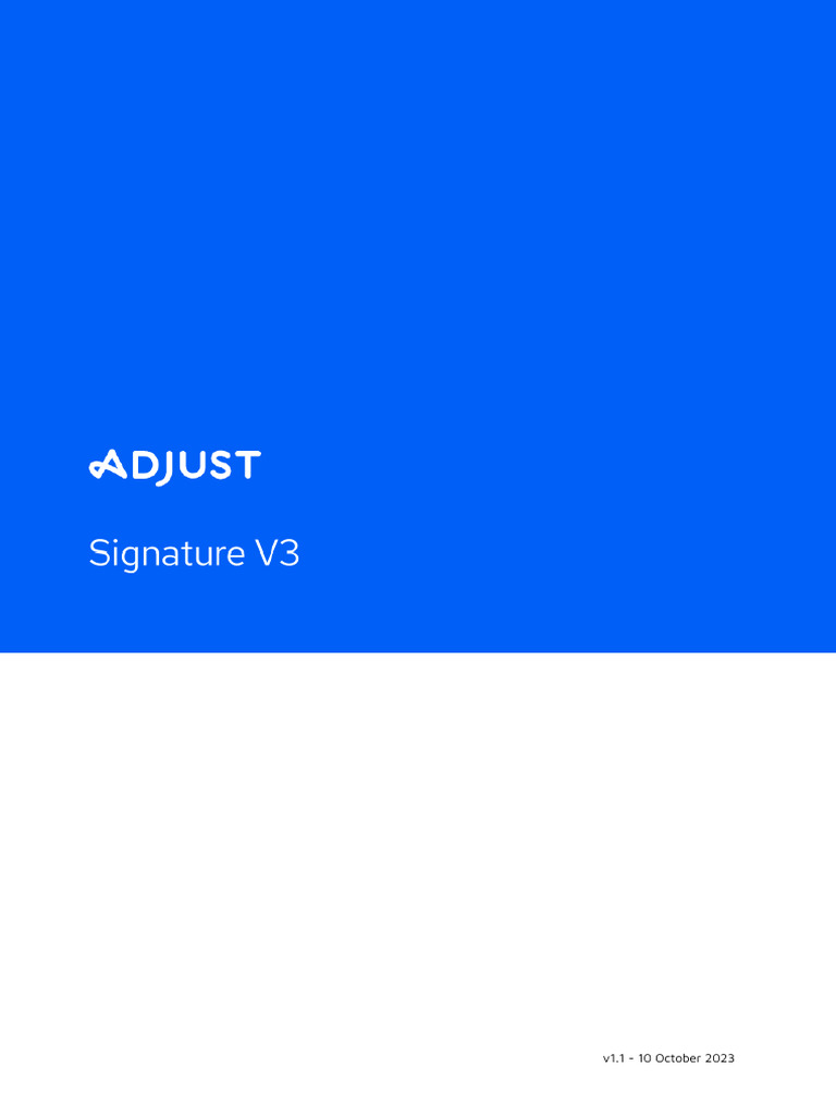 Signature V3 Implementation Guide | PDF | Ios | Mobile App