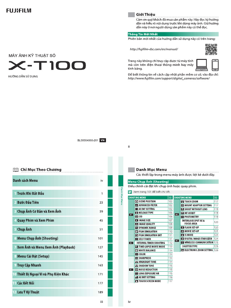 Fujifilm X-T100 VN-4PagesPerSheet | PDF