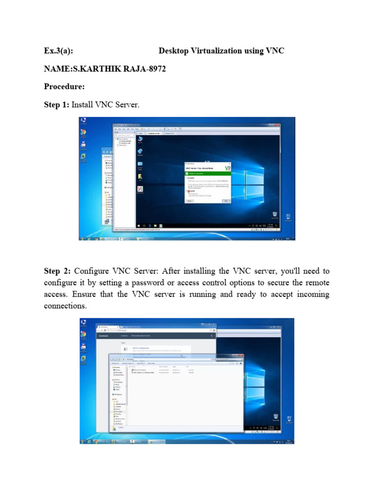 Storage Technologies Ex 3a and 3b | PDF | Remote Desktop Services ...