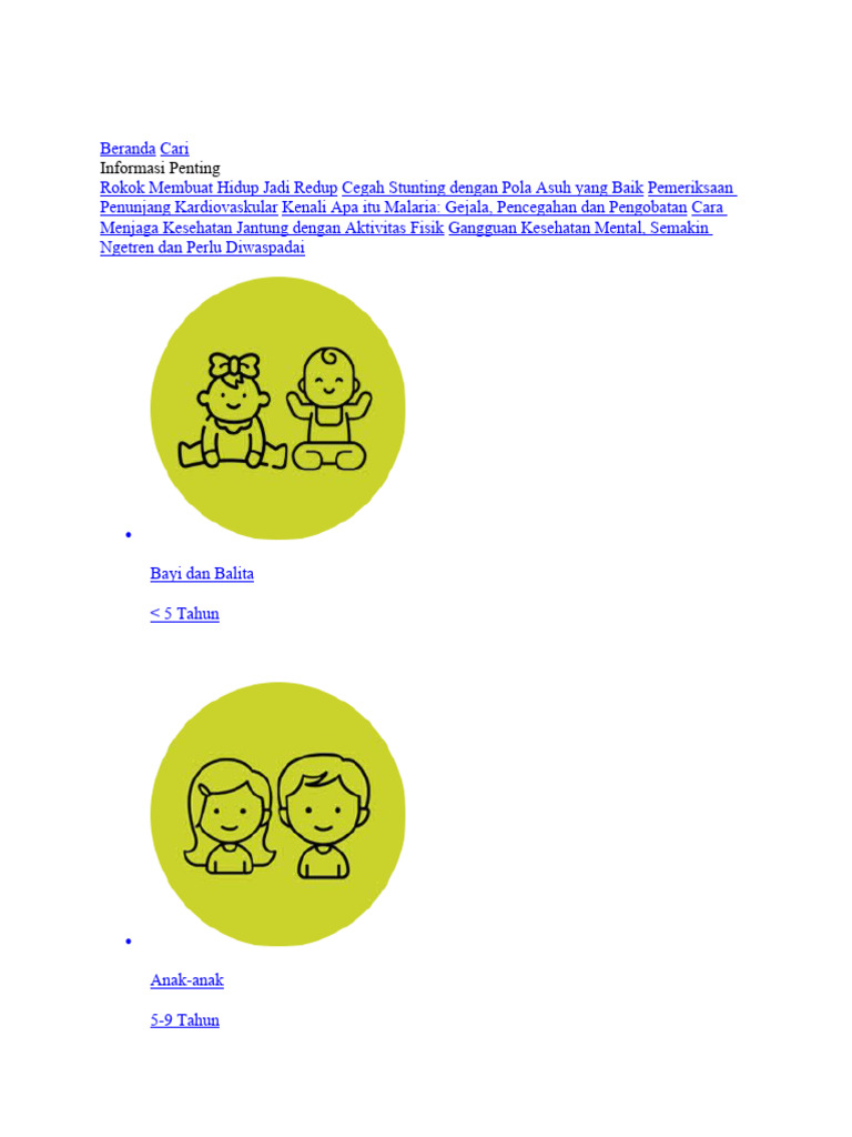 "Panduan PHBS: Hidup Sehat dan Bersih" | PDF