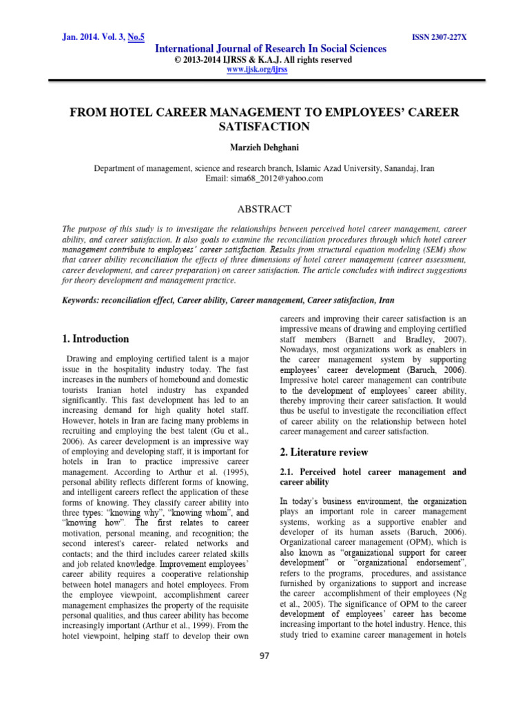 8 Hotel Management | PDF | Validity (Statistics) | Factor Analysis