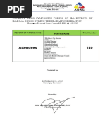 Barangay Anti Drug Abuse Council BADAC Plan of Action BADPA | PDF