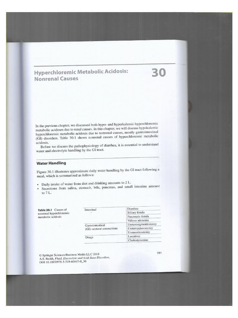 30 Hyperchloremic Metabolic Acidosis Nonrenal Causes 30 Pdf