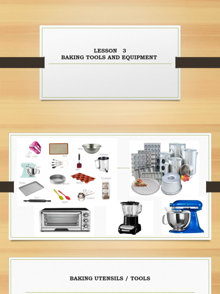 Lesson 3 | PDF | Cakes | Oven