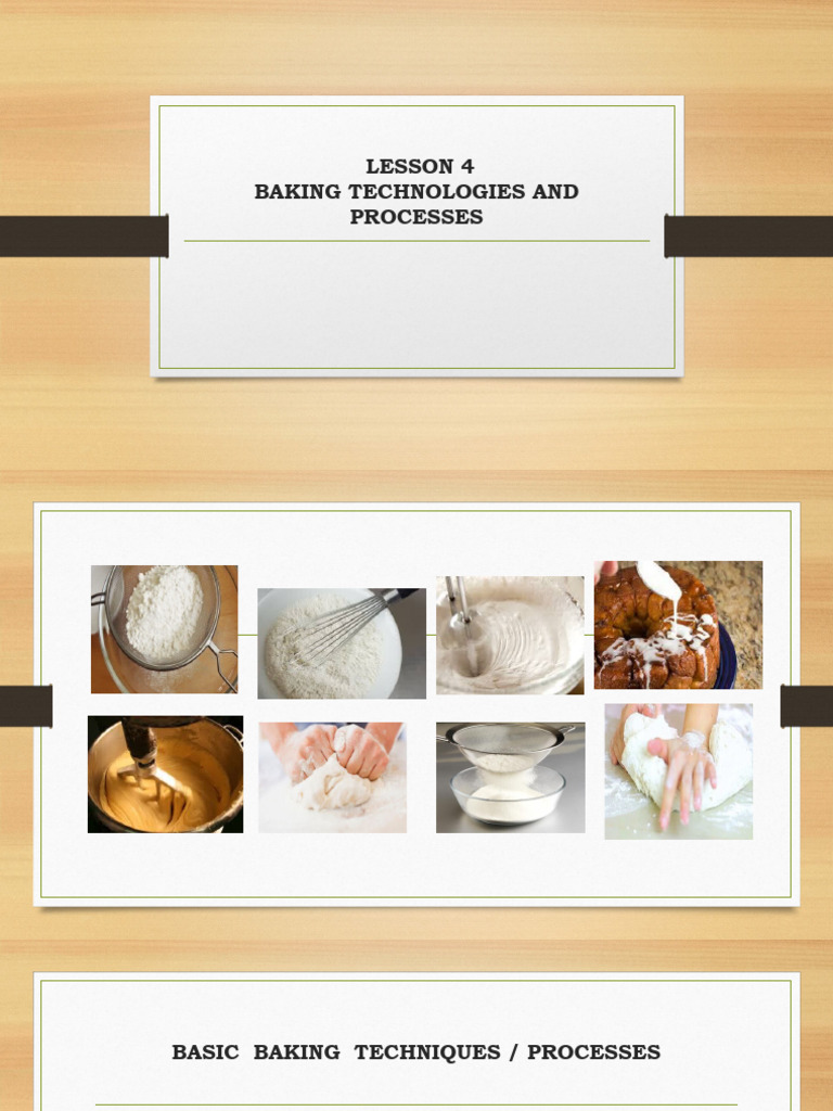 Lesson 4 | PDF | Dough | Cakes