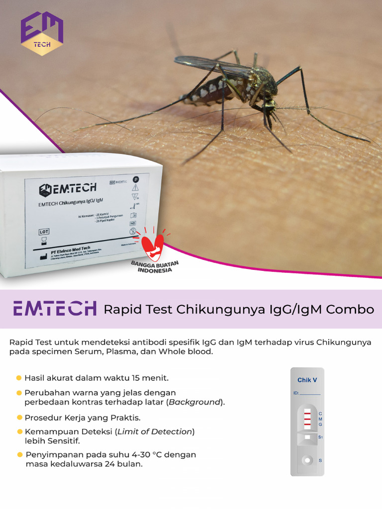 Brosur EMTECH Chikungunya | PDF
