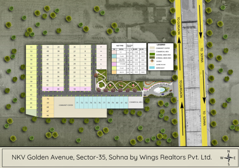 NKV Golden Avenue Layout | PDF