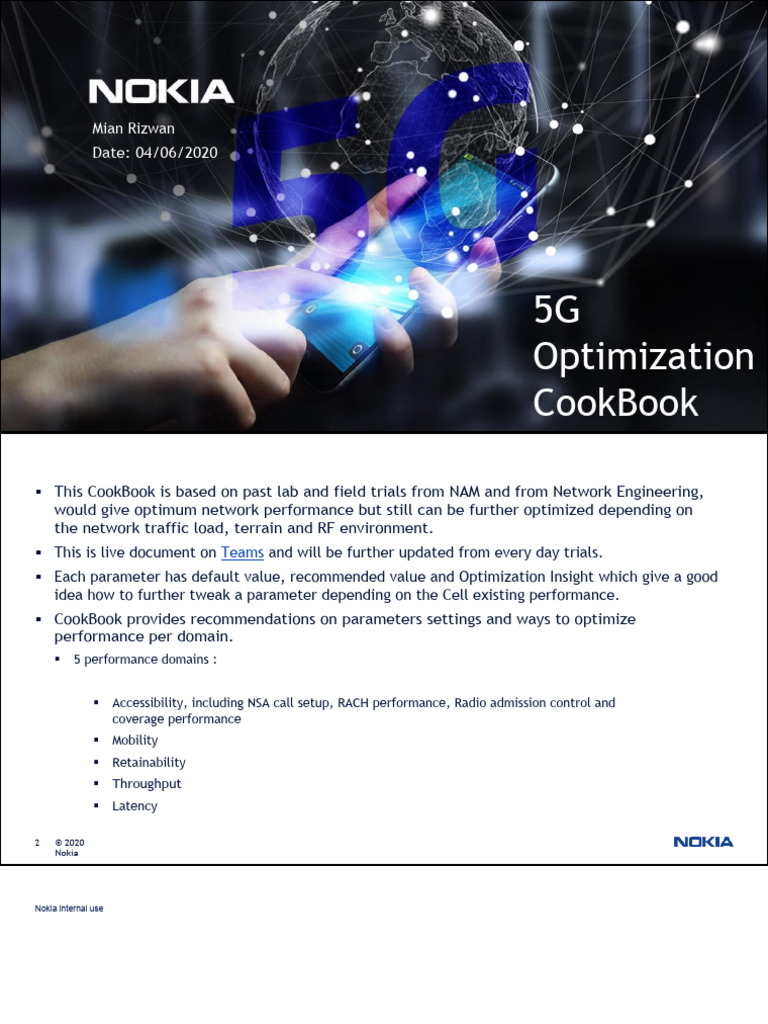 5G Network Optimization Guide | PDF | Lte (Telecommunication) | Computing