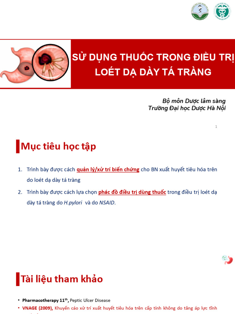 DLS Su Dung Thuoc Trong Dieu Tri PUB Gui SV 2024 | PDF