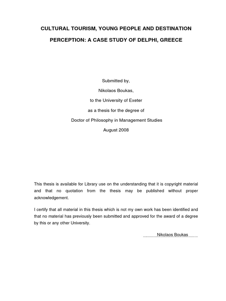 Boukas N | PDF | Tourism | Consumer Behaviour