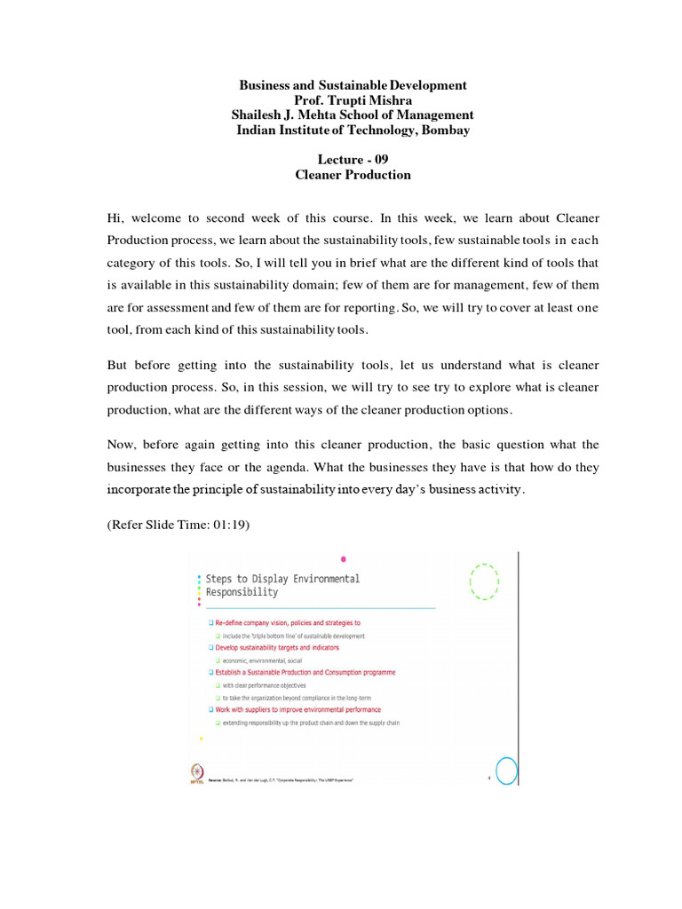 Lec 09 | PDF | Sustainability | Waste Management