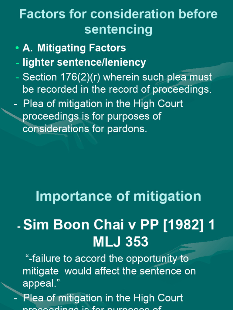 (11-12) (C) MITIGATING AGGRAVATING | PDF | Sentence (Law) | Plea