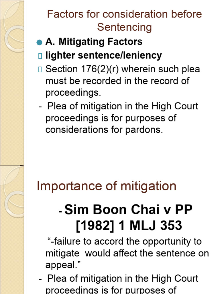 (11-12) (c) SENTENCING FACTORS (1).ppt | PDF | Sentence (Law) | Crimes