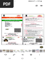 Sample Aadhaar Sanjay | PDF