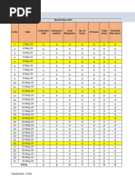 Total Safe Man-Hours Sheet | PDF