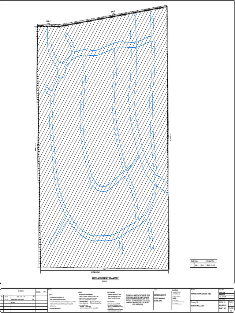 Civil Drawings - Ushirika Gardens | PDF