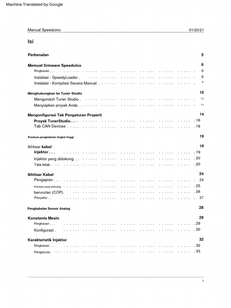 Speeduino Manual | PDF