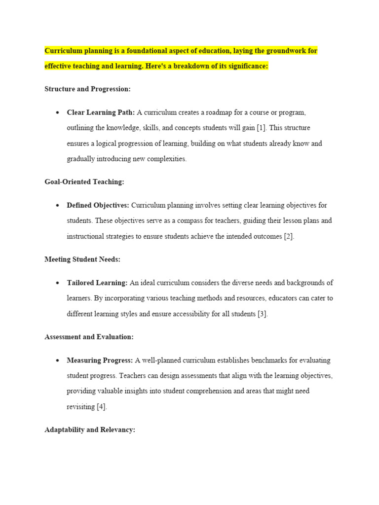 CURRI.PLAN | Download Free PDF | Curriculum | Learning