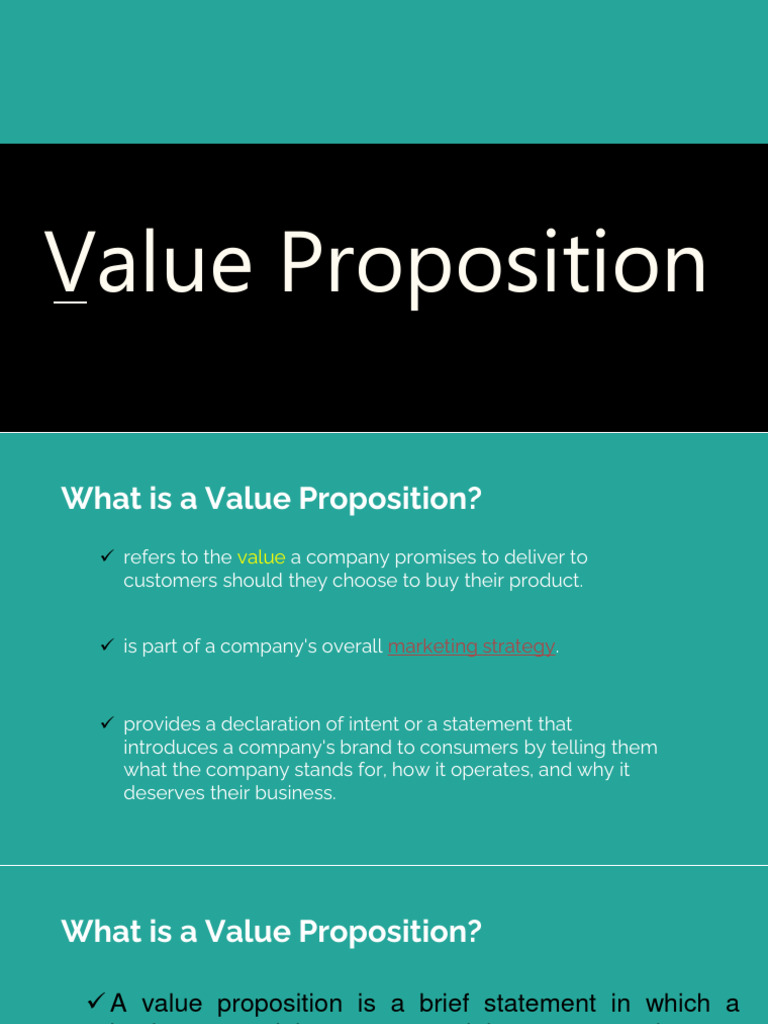 Value Proposition | PDF | Brand | Economies