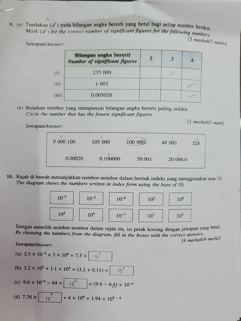 Solution For Chap 2 Math UPSA Revision | PDF