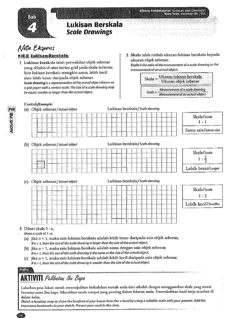 7) Scale Drawing Notes & Exercises | PDF