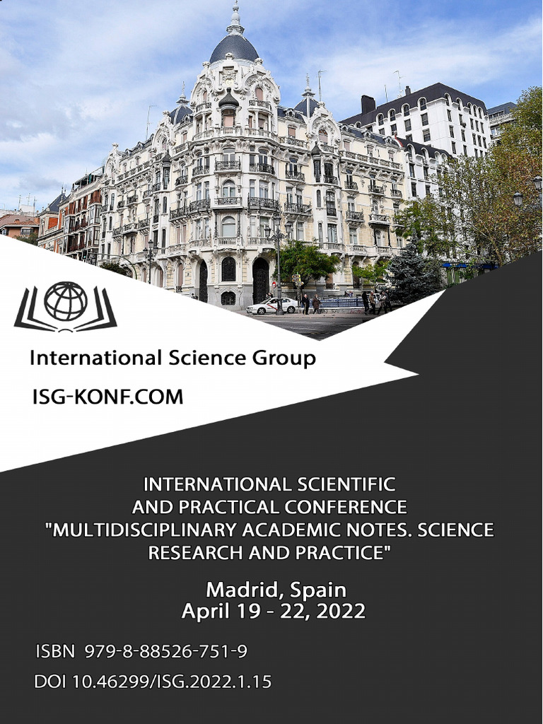 Multidisciplinary Academic Notes. Science Research and Practice 1 | PDF